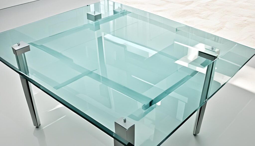 What thickness of glass is best for a table top?