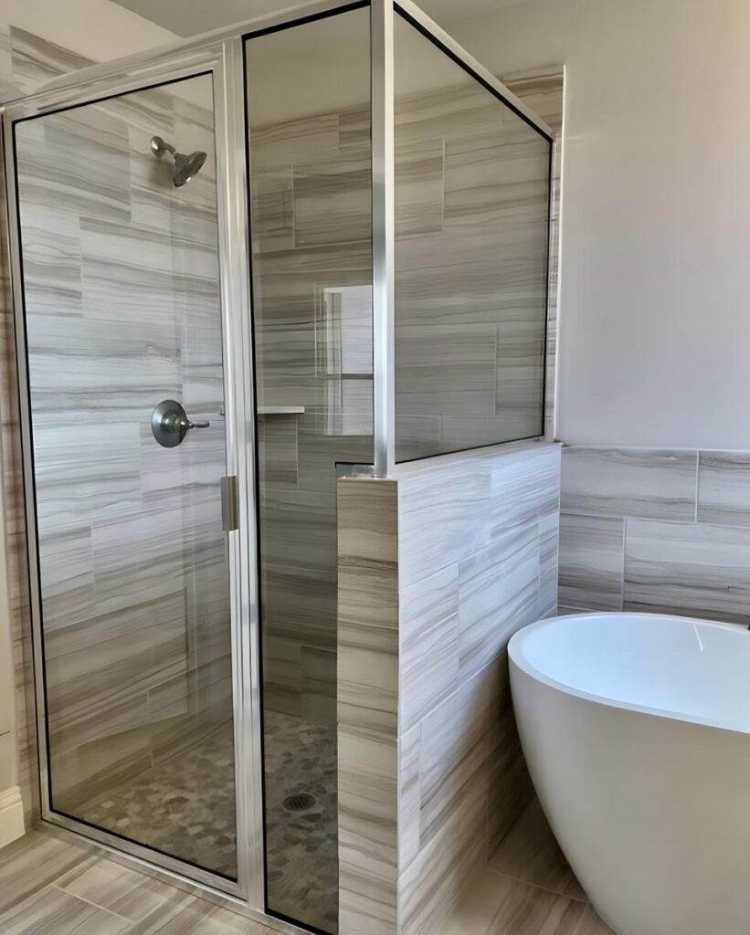 Framed Showers/Bath Enclosures - Absolute Glassworks