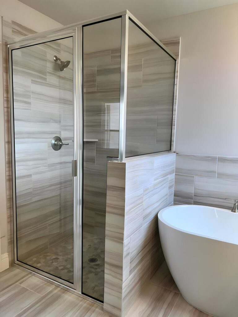 Framed Showers/Bath Enclosures - Absolute Glassworks